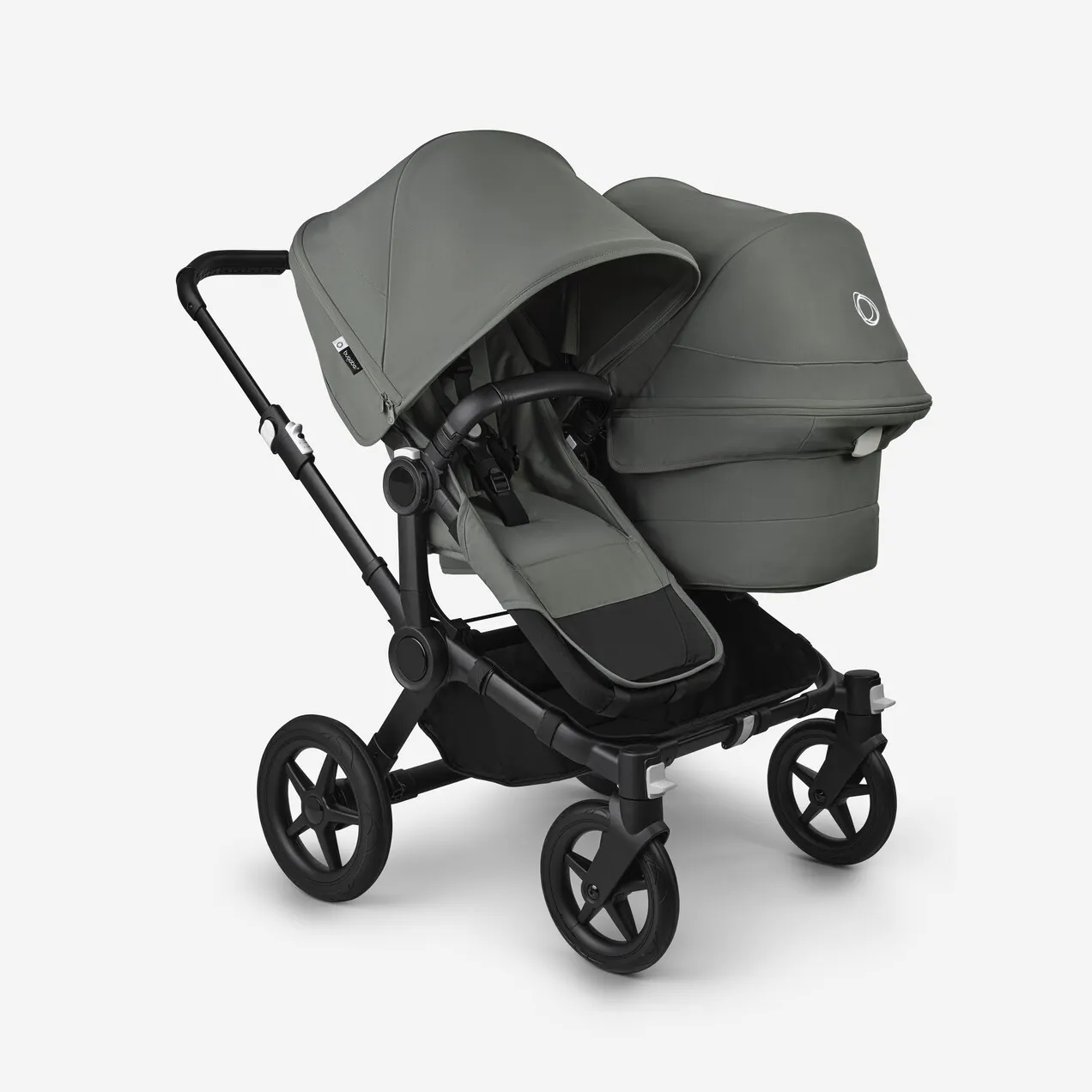 Bugaboo Carrito Donkey 5 Dúo con silla y capazo Verde Bosque - Doña Coletas