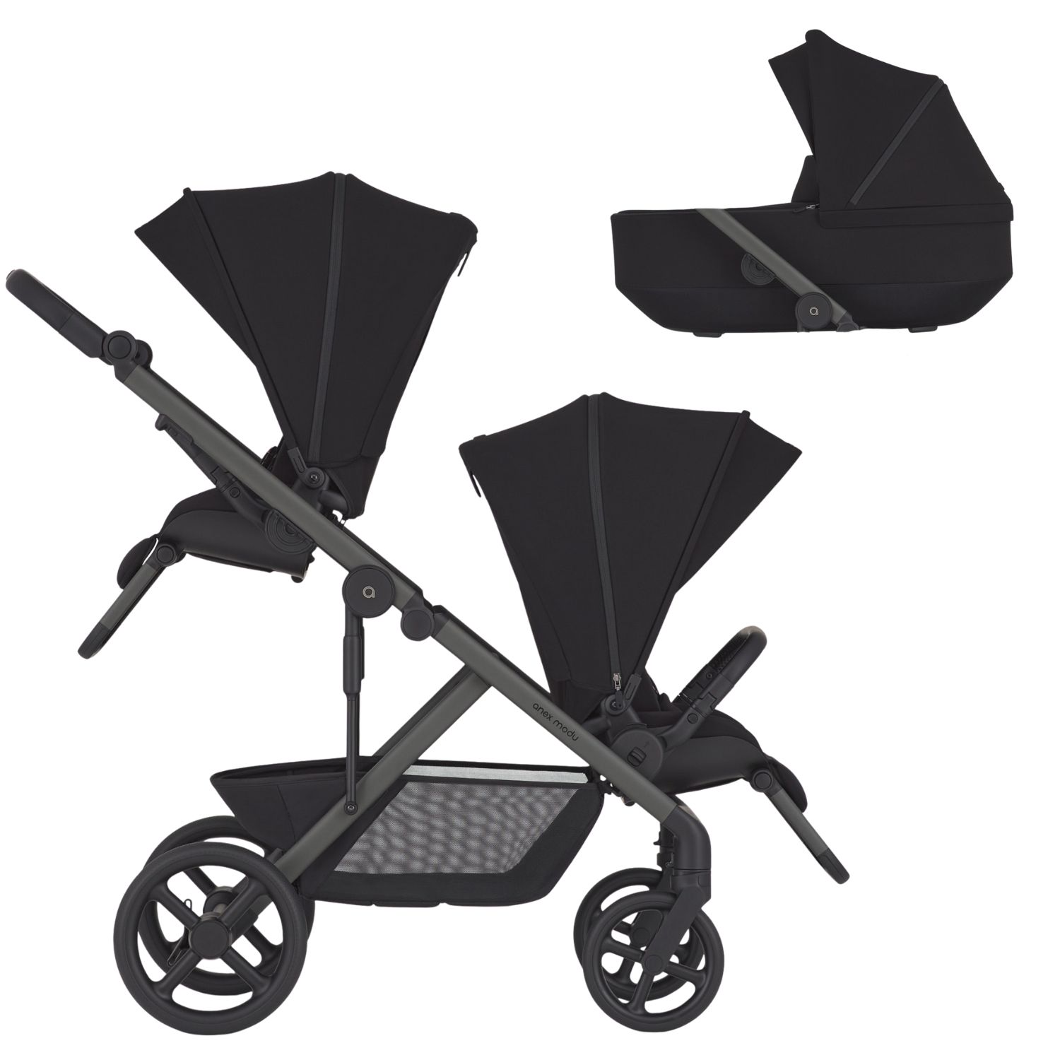 Cochecito Gemelar para diferentes edades de Anex - Modu Double Nighty ...